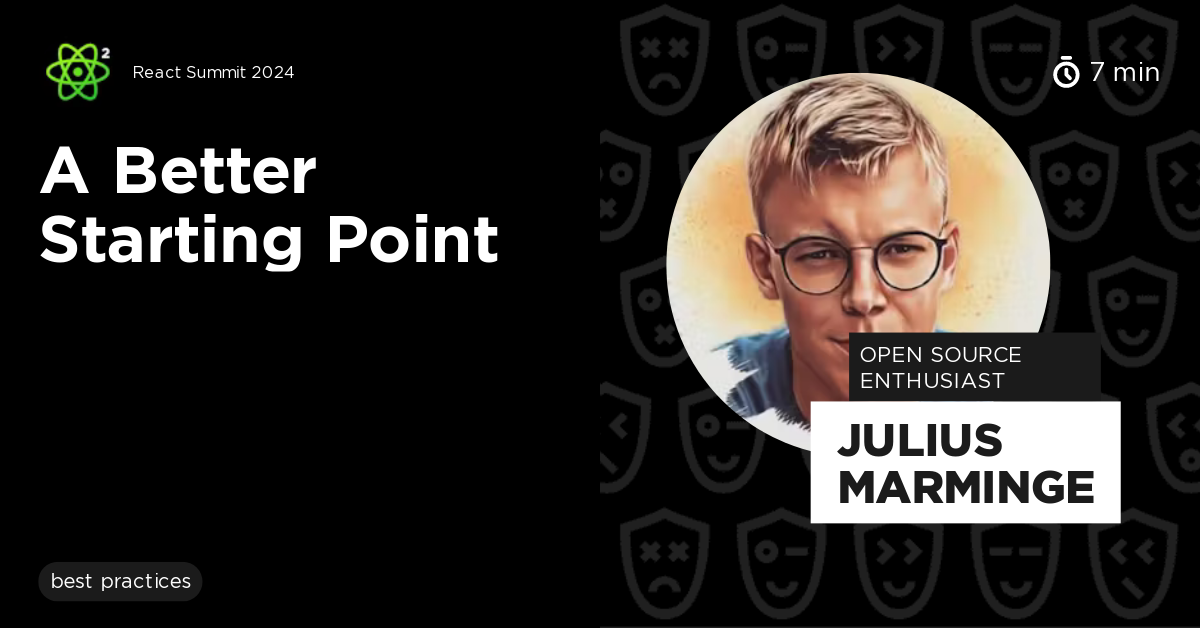 A Better Starting Point by Julius Marminge