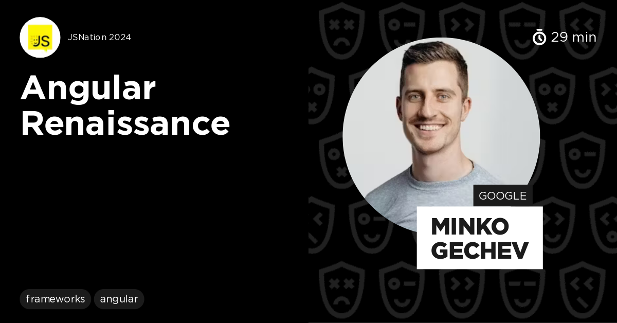 Angular Renaissance by Minko Gechev