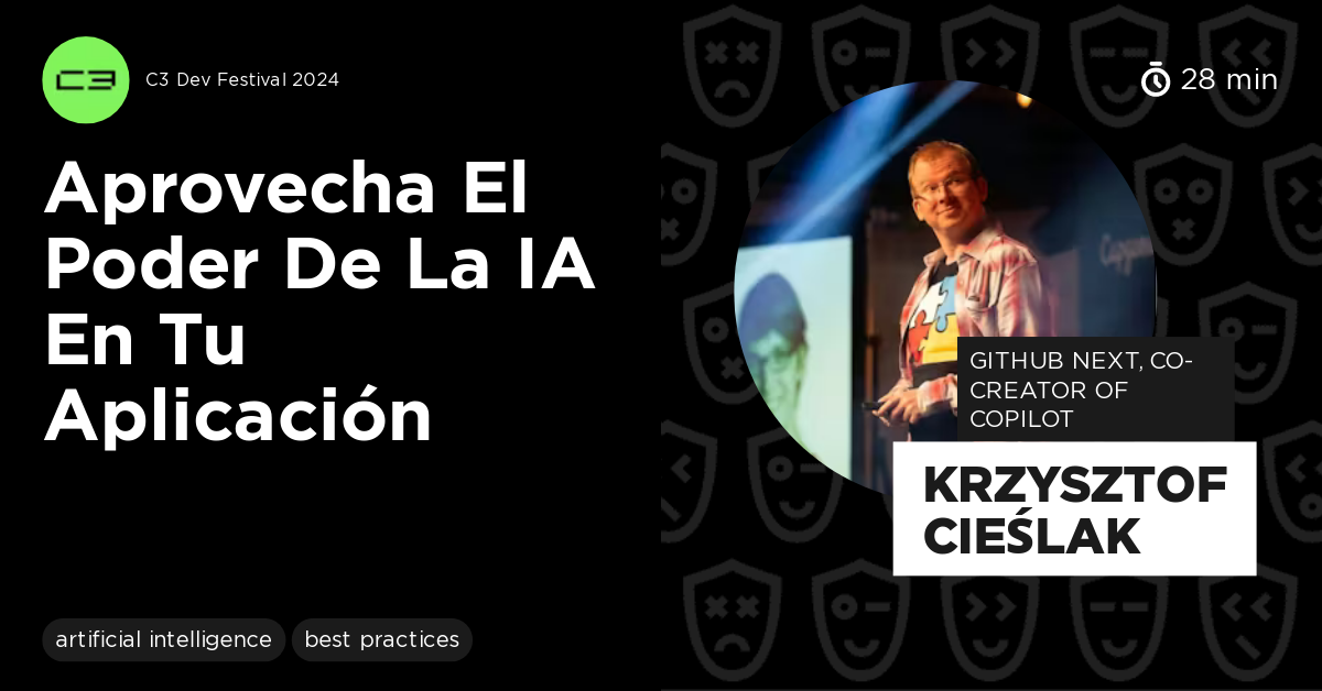 Aprovecha el poder de la IA en tu aplicación by Krzysztof Cieślak