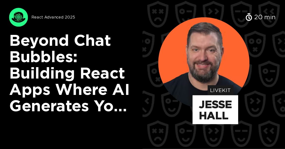 Beyond Chat Bubbles: Building React Apps Where AI Generates Your UI by ...