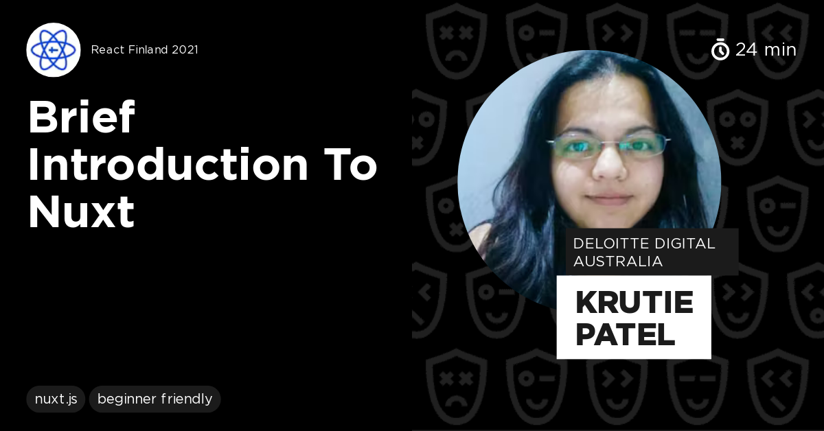 Brief introduction to Nuxt by Krutie Patel