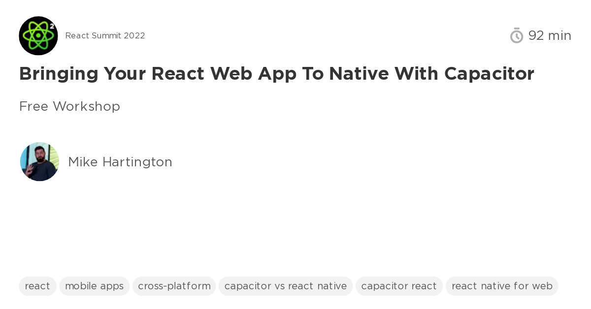 Capacitor: Streamline Cross-Platform Apps