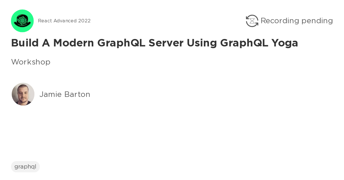 Build a Modern GraphQL Server Using GraphQL Yoga