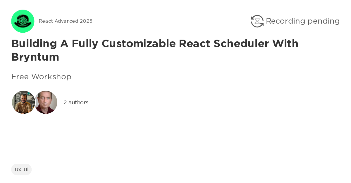 Building a Fully Customizable React Scheduler with Bryntum