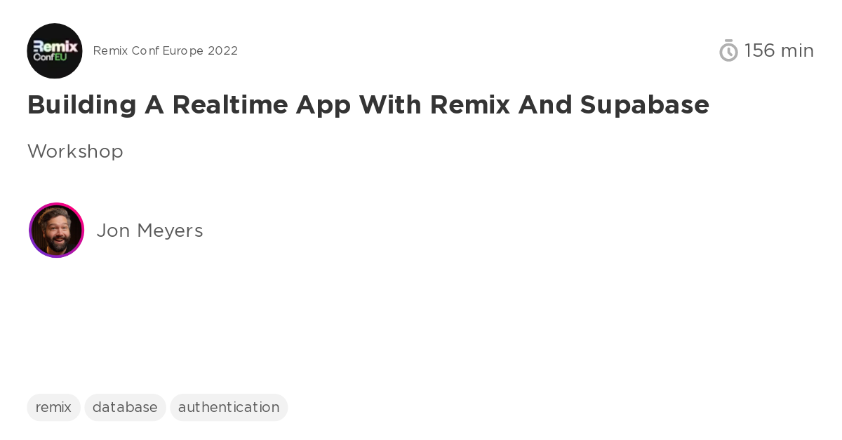 Building A Realtime App With Remix And Supabase Video Recording