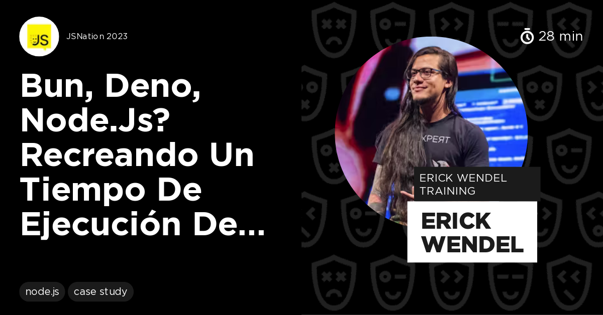 JavaScript Runtimes: Node.js, Deno, Bun by Erick Wendel - Video recording