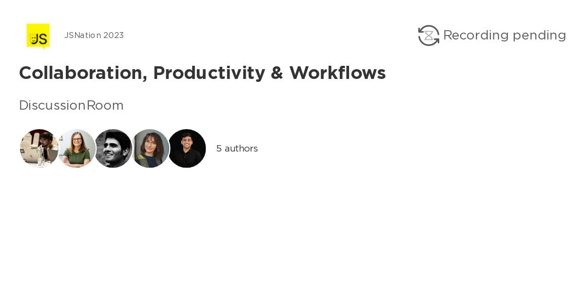 Collaboration, Productivity & Workflows