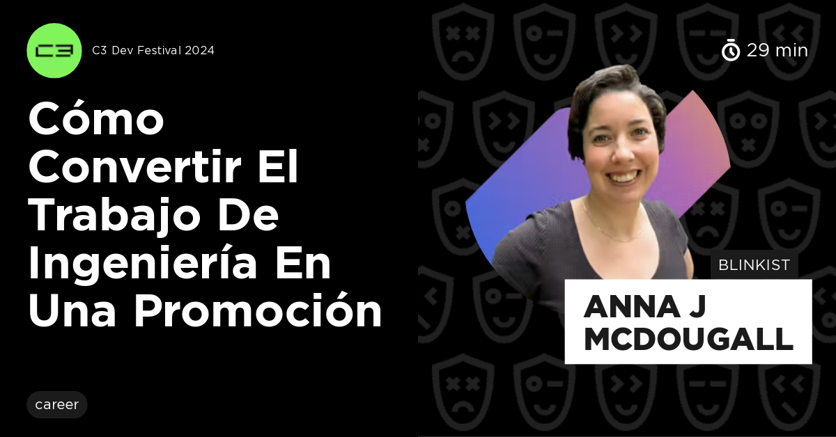 Cómo convertir el trabajo de ingeniería en una promoción by Anna J McDougall