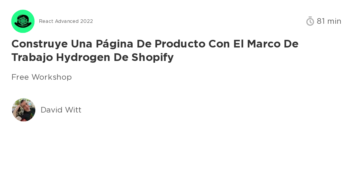 Construye una página de producto con el marco de trabajo Hydrogen de ...