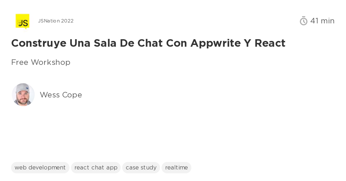Construye una sala de chat con Appwrite y React