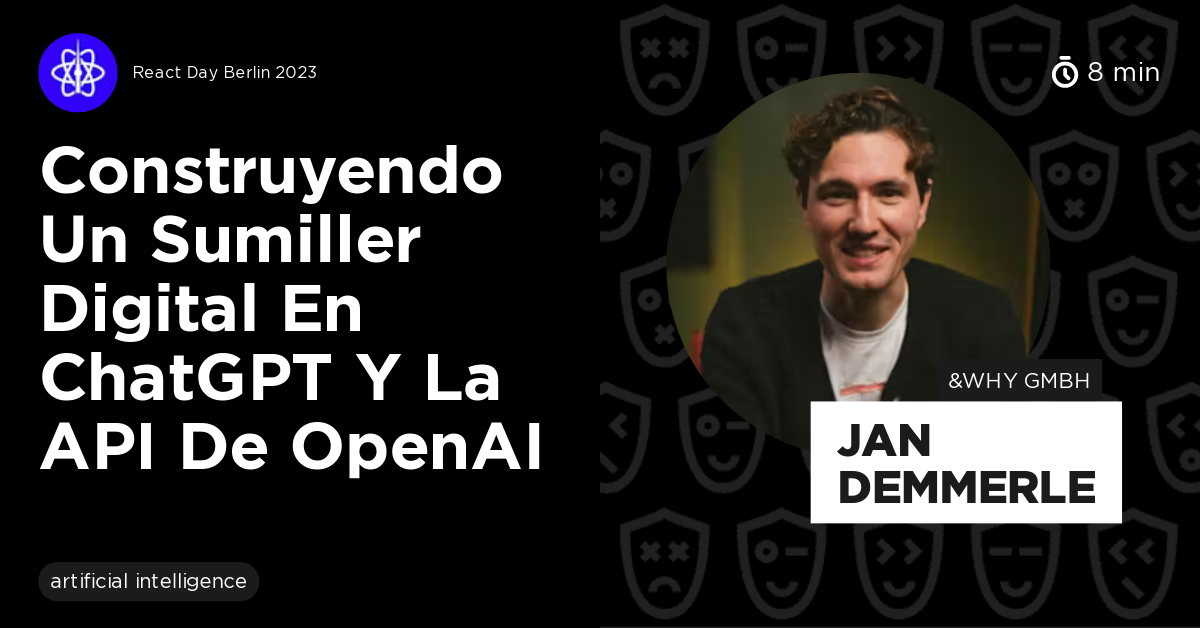 Construyendo un Sumiller Digital en ChatGPT y la API de OpenAI by Jan Demmerle - Video recording