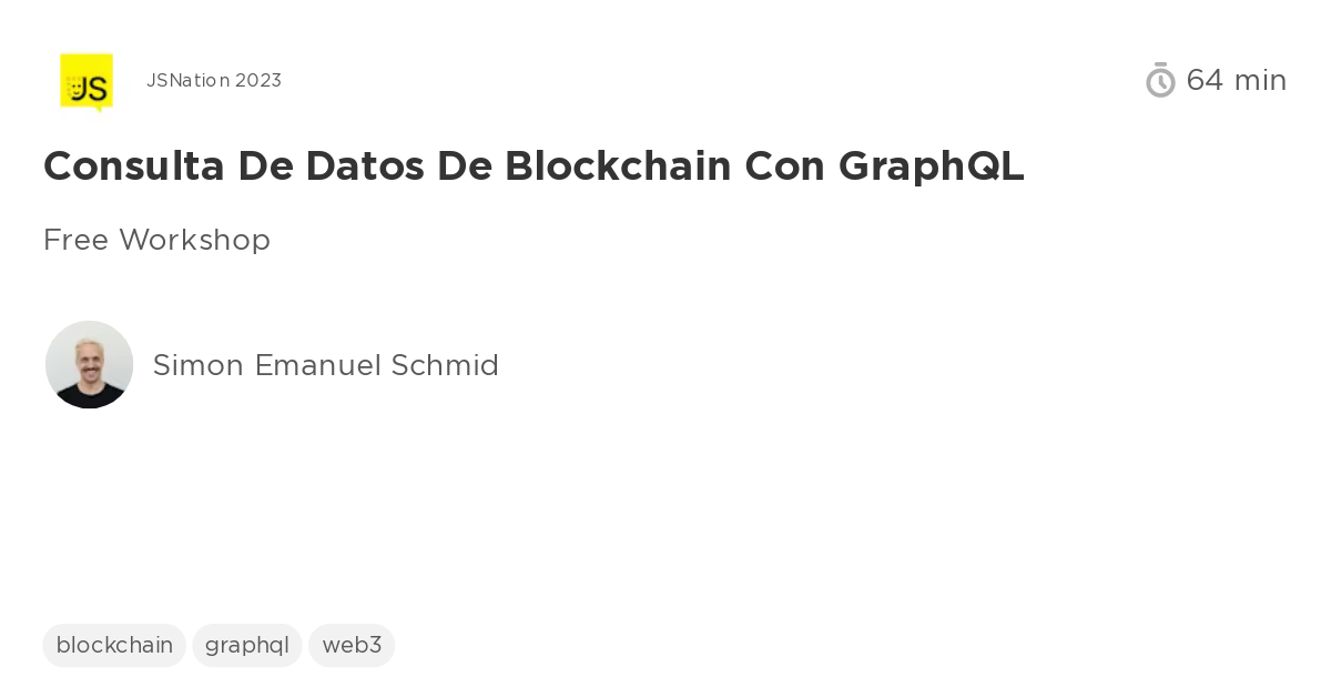 Consulta de datos de blockchain con GraphQL