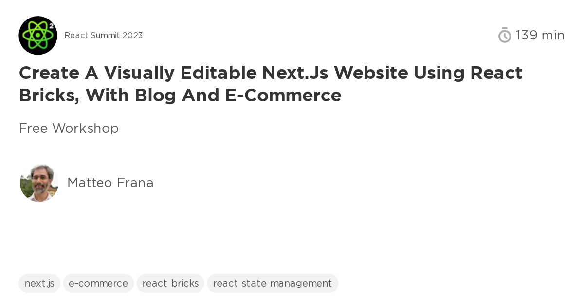 Create a Visually Editable Next.js Website Using React Bricks, With Blog and E-commerce