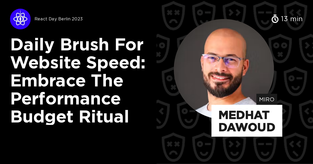 Daily Brush for Website Speed: Embrace the Performance Budget Ritual by ...