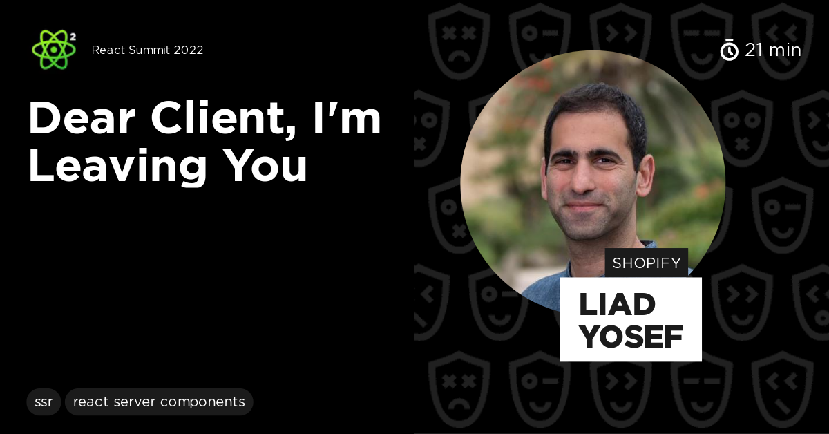 Dear Client, I'm Leaving You by Liad Yosef - Video recording