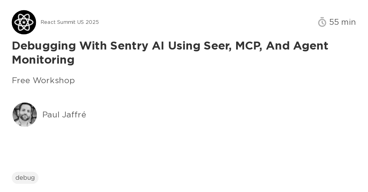 Debugging with Sentry AI using Seer, MCP, and Agent Monitoring