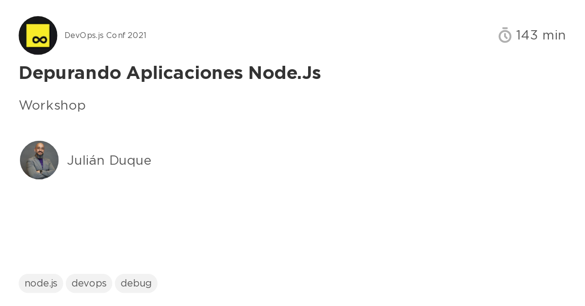 Depurando Aplicaciones Node.js