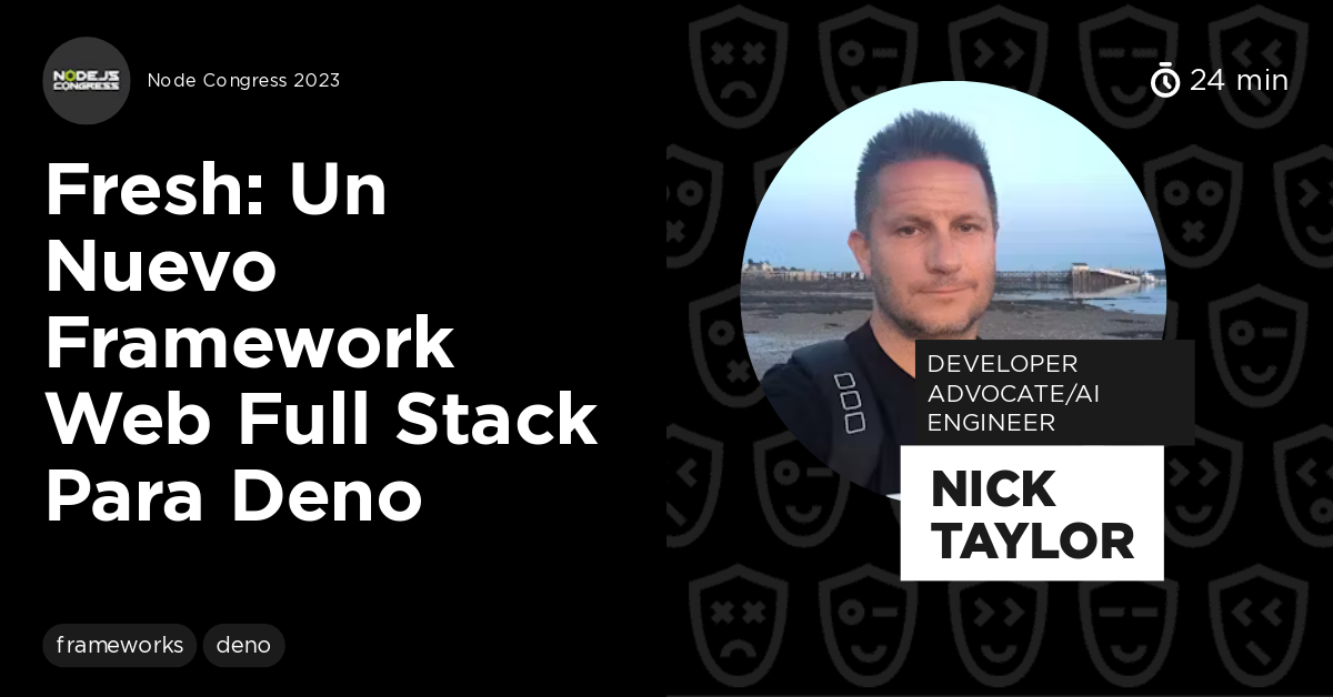 Fresh: un nuevo framework web full stack para Deno by Nick Taylor