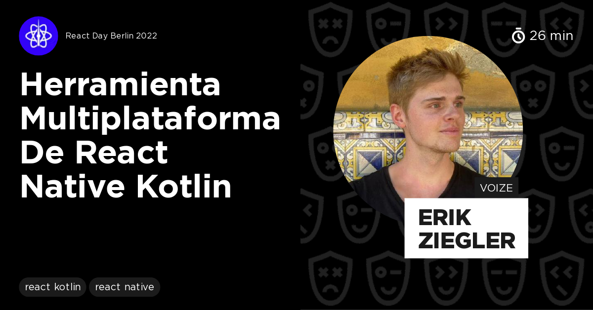 Herramienta Multiplataforma de React Native Kotlin by Erik Ziegler