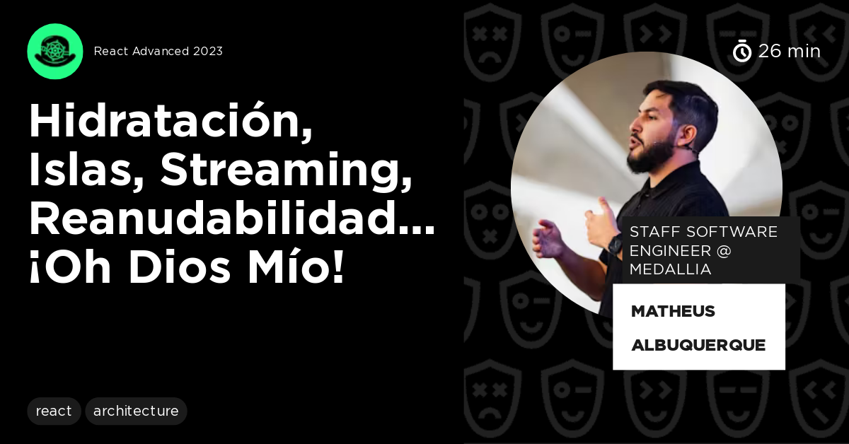 Hidratación, Islas, Streaming, Reanudabilidad... ¡Oh Dios Mío! by Matheus Albuquerque - Video ...