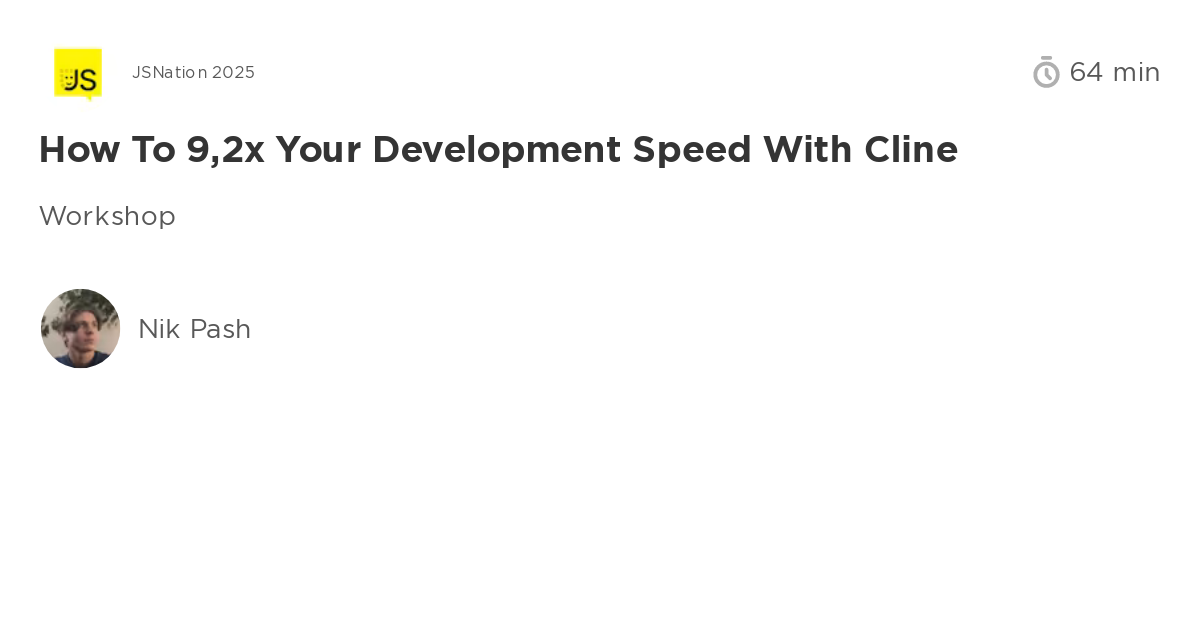 How to 9,2x Your Development Speed with Cline