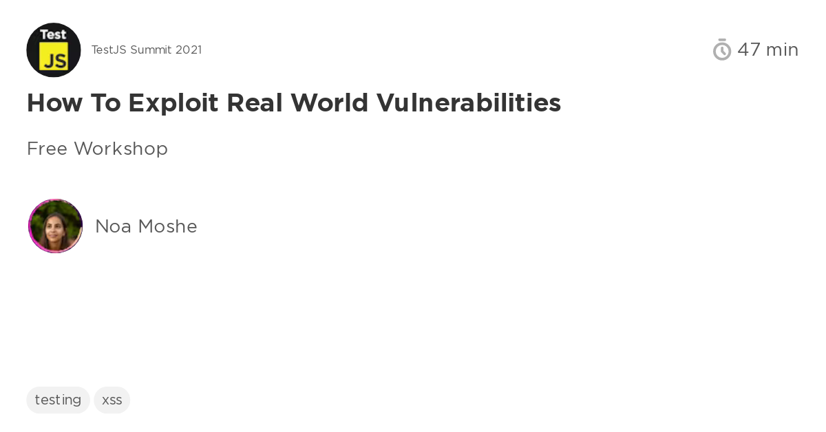 How To Exploit Real World Vulnerabilities