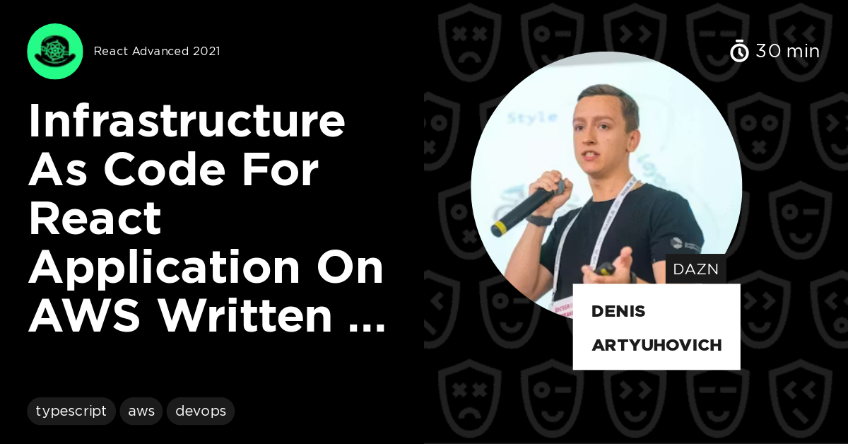 Infrastructure as Code for React Application on AWS Written in ...