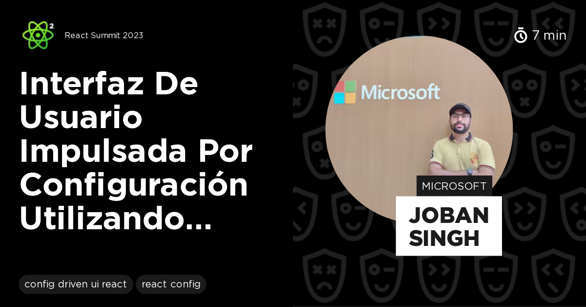Interfaz De Usuario Impulsada Por Configuración Utilizando Reactjs By Joban Singh