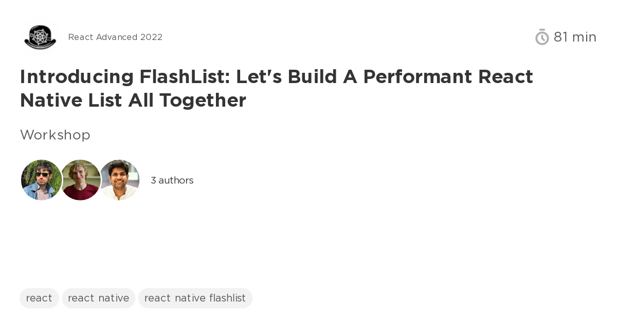 Introducing Flashlist Lets Build A Performant React Native List All Together