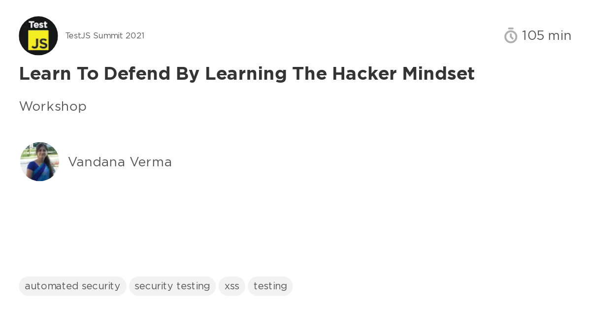 Learn to defend by learning the hacker mindset