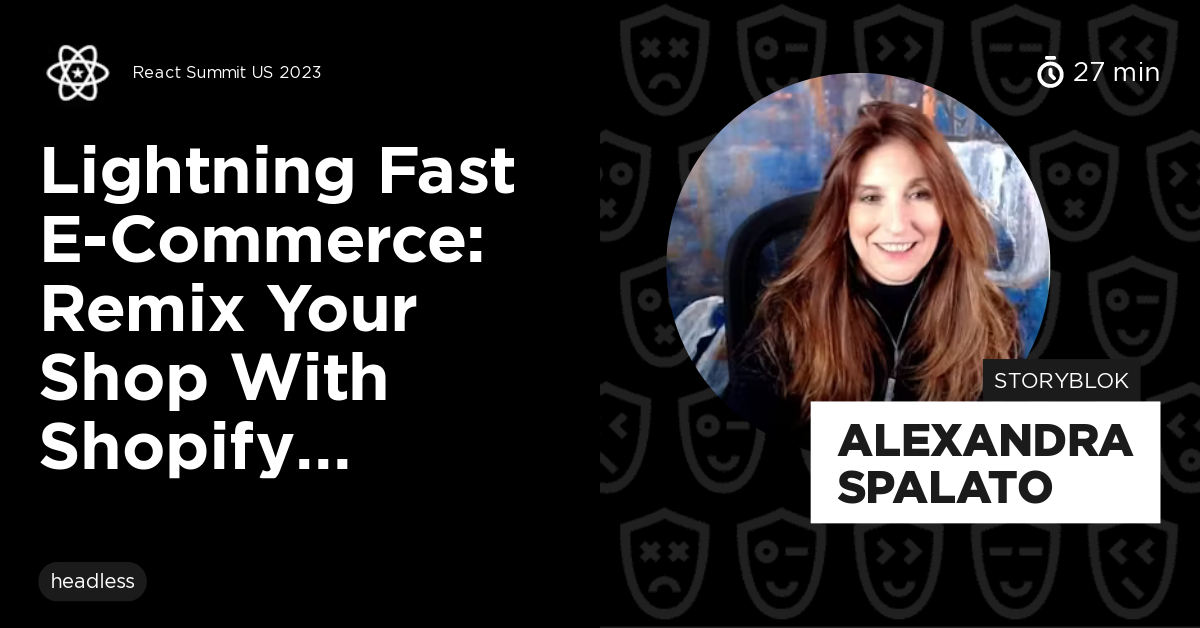 Lightning Fast E-Commerce: Remix your Shop with Shopify Hydrogen by ...
