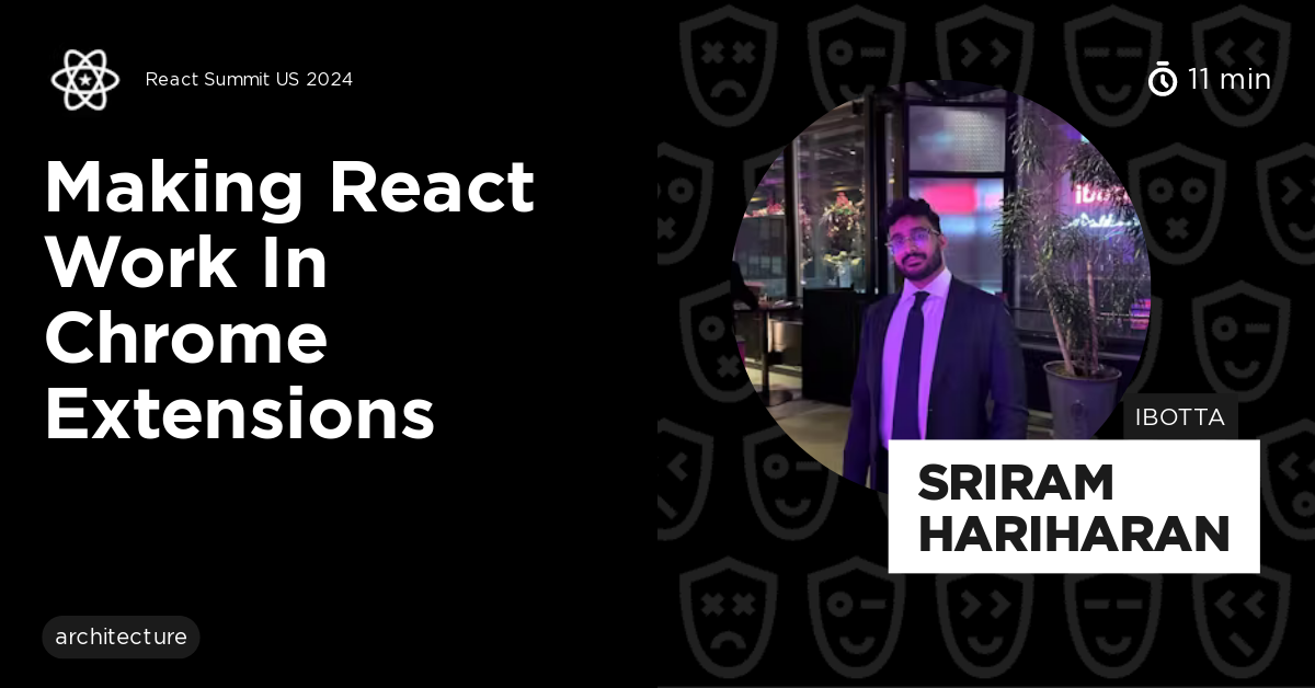 React For Chrome Extension Development