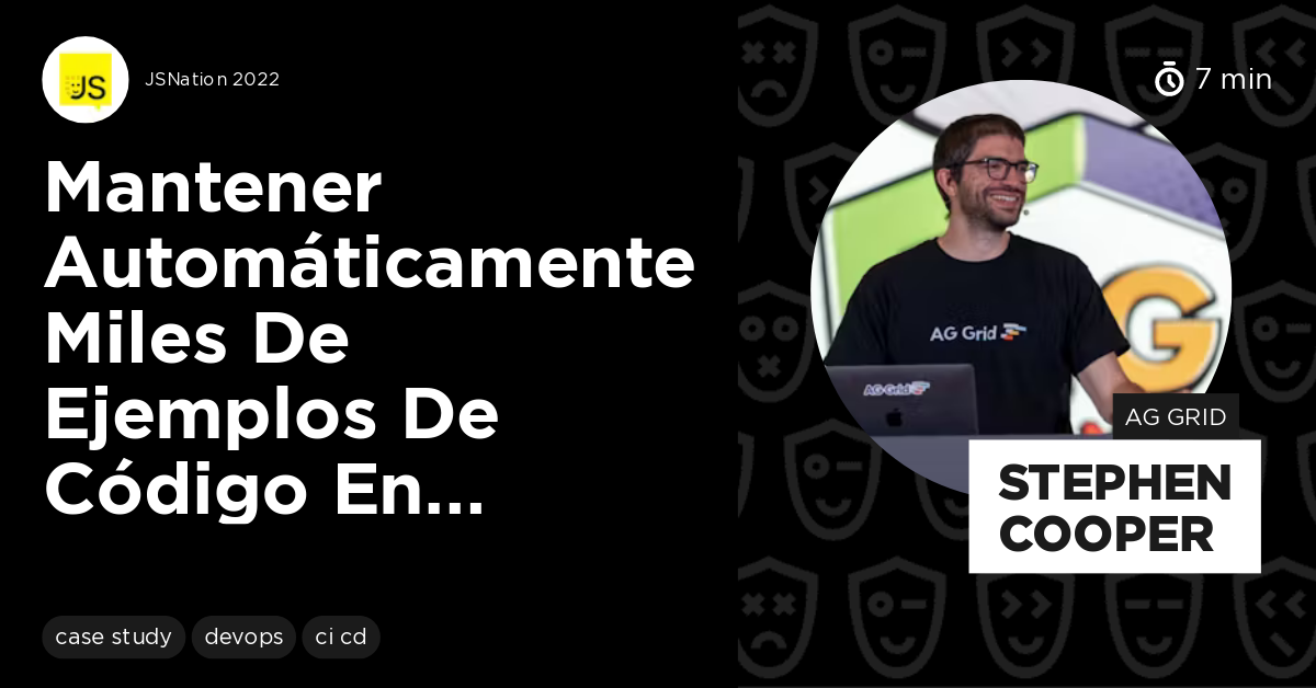 Mantener automáticamente miles de ejemplos de código en múltiples ... Mantener automáticamente miles de ejemplos de código en múltiples ...