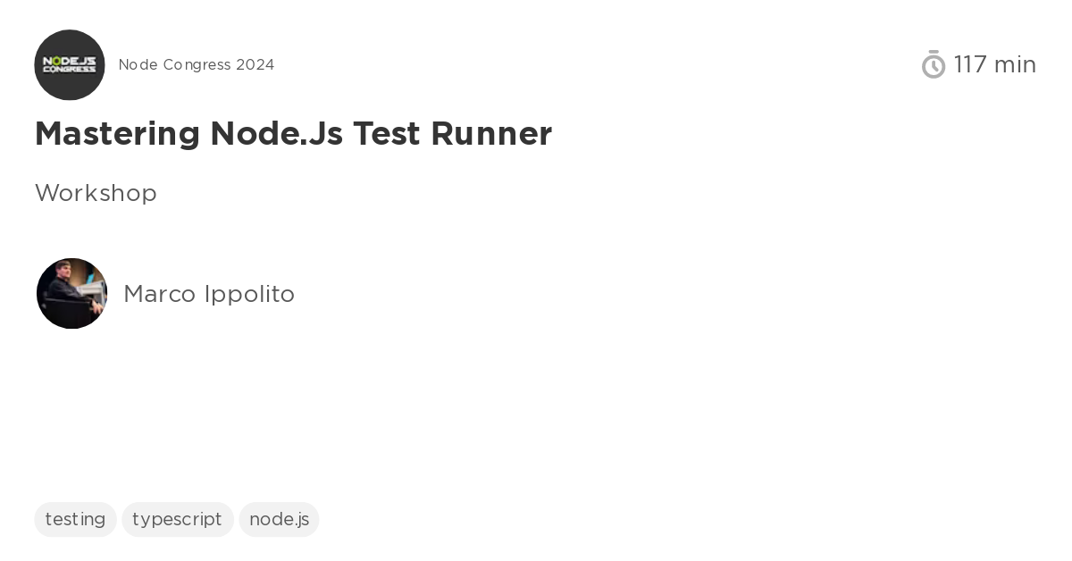 Mastering Nodejs Test Runner 2969