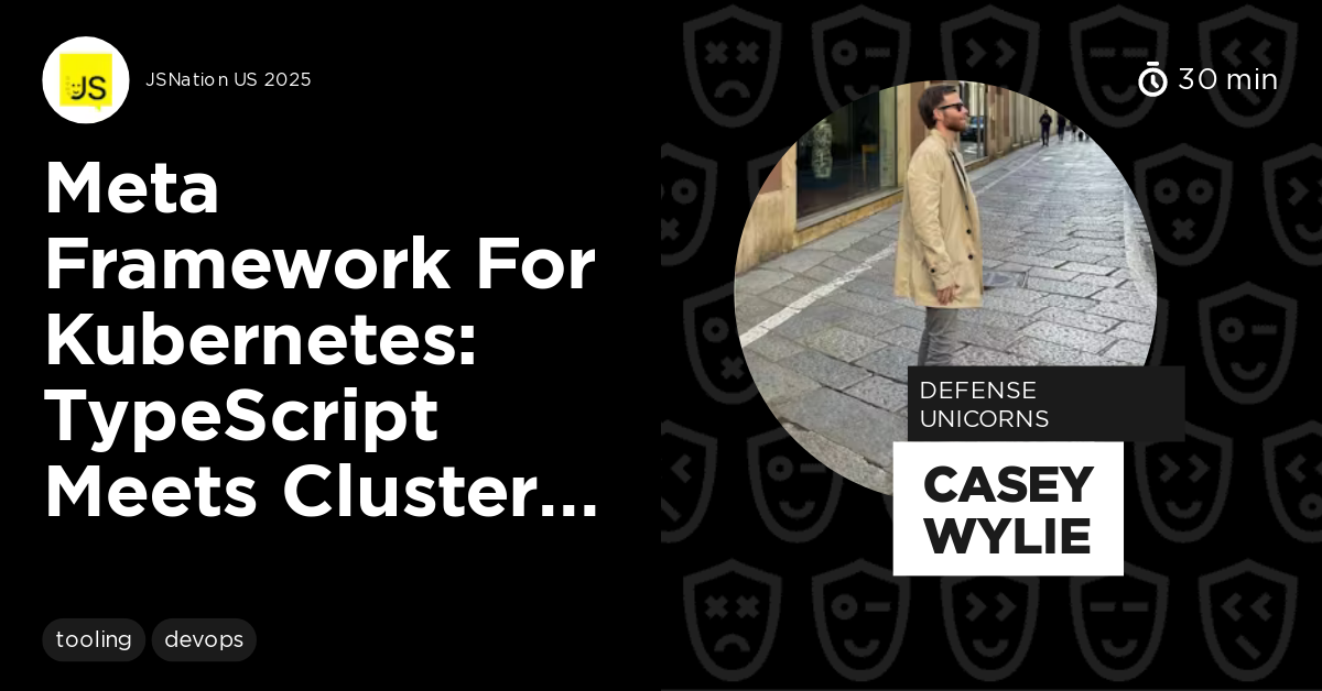 Meta Framework for Kubernetes: TypeScript Meets Cluster Control by ...