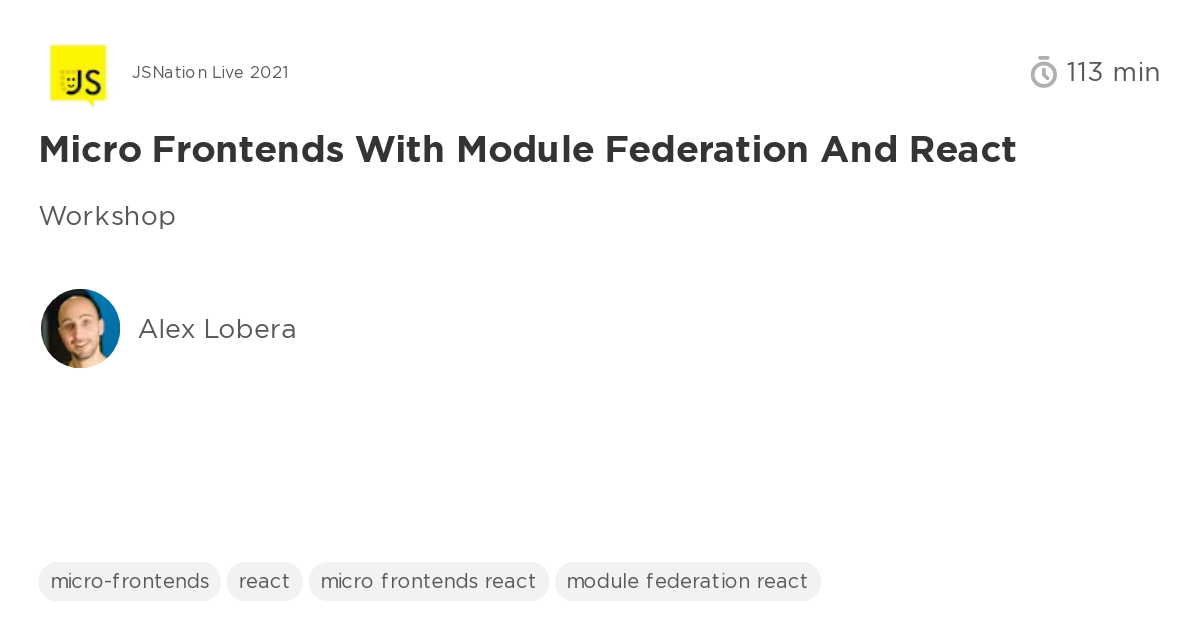 Micro Frontends with Module Federation and React