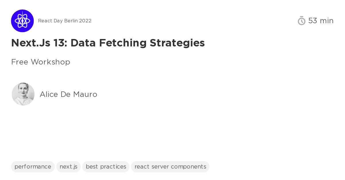 Next.js 13: Data Fetching Strategies Next.js 13: Data Fetching Strategies