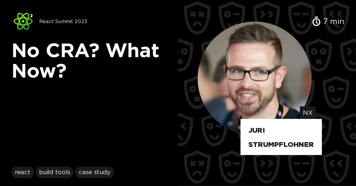 No CRA? What now? by Juri Strumpflohner