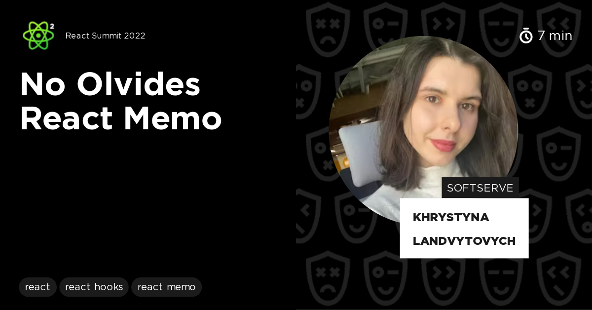 No olvides React Memo by Khrystyna Landvytovych