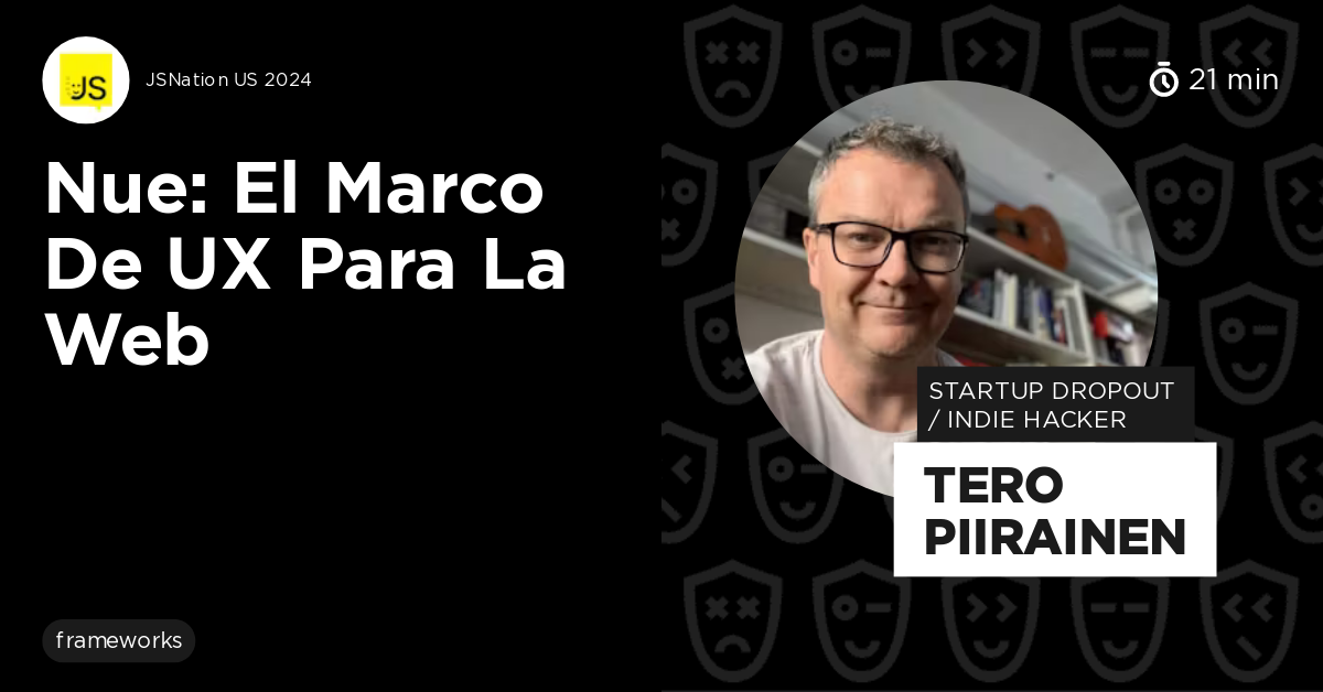 Nue: El marco de UX para la web by Tero Piirainen