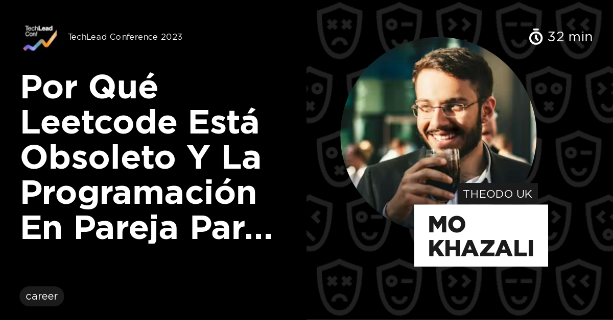 Effective Pair Programming Interviews by Mo Khazali - Video recording