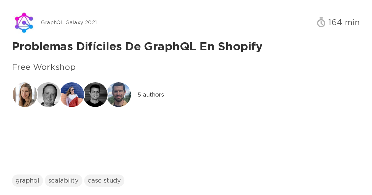 Problemas difíciles de GraphQL en Shopify