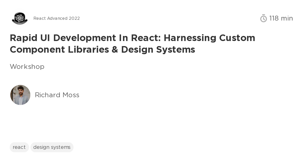 Rapid UI Development in React: Harnessing Custom Component Libraries ... Rapid UI Development in React: Harnessing Custom Component Libraries ...