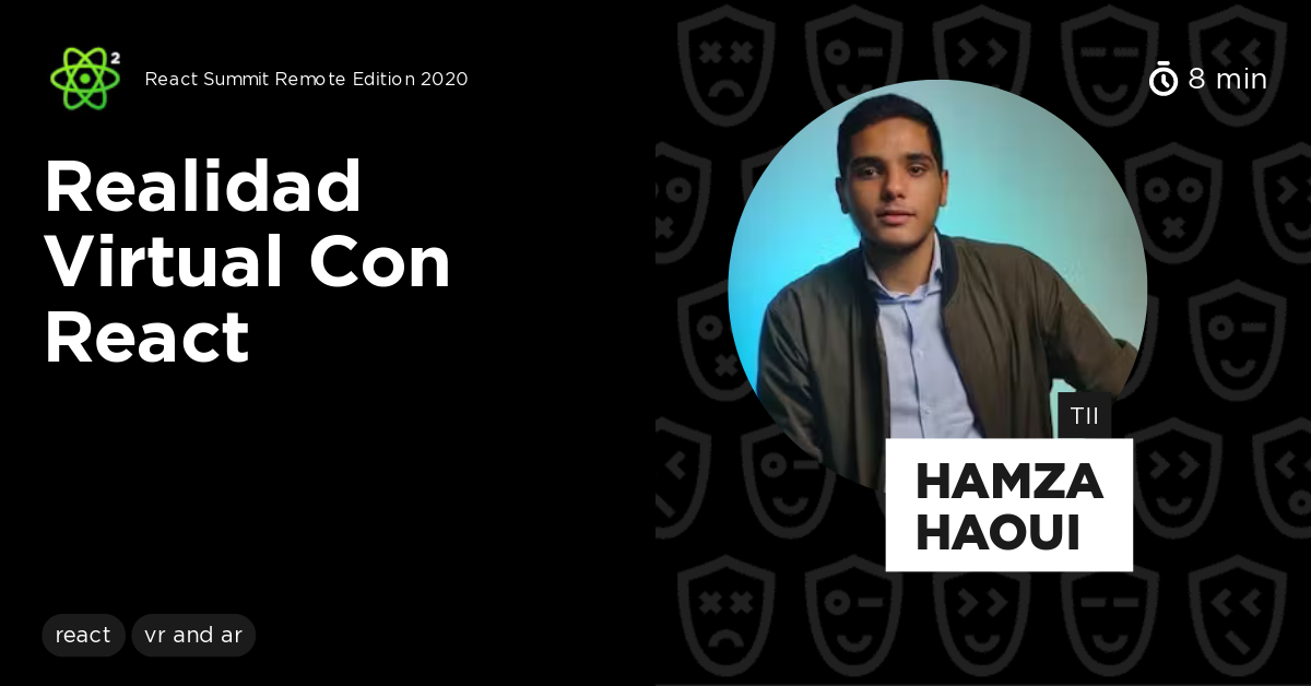 Realidad Virtual con React by Hamza Haoui - Video recording