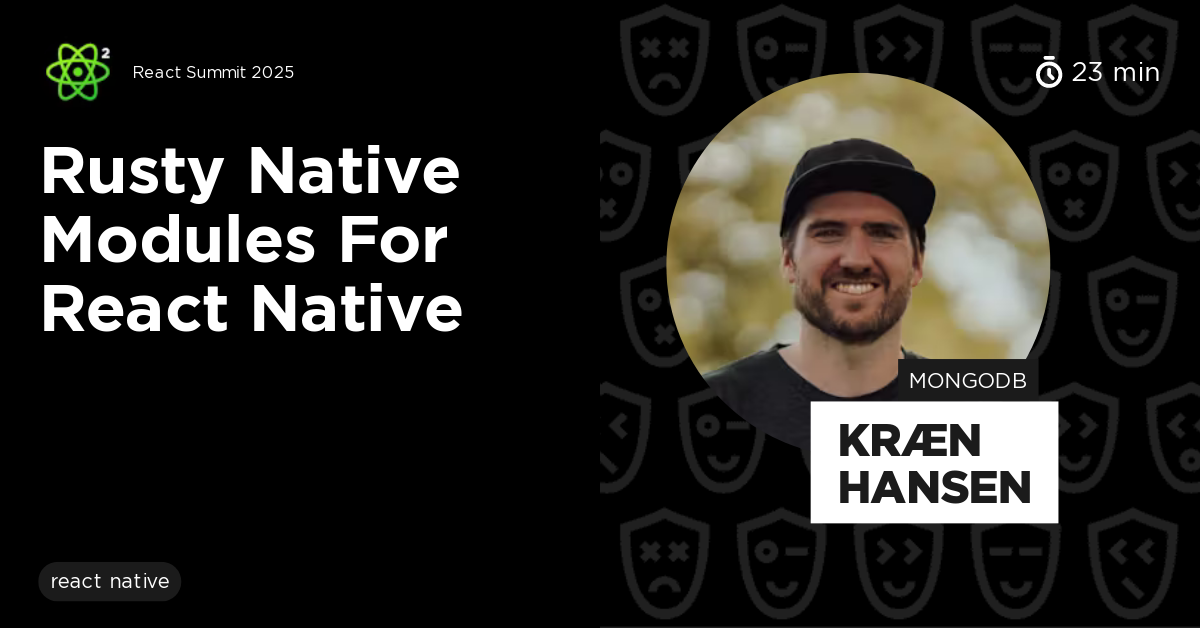 Rusty Native Modules for React Native by Kræn Hansen