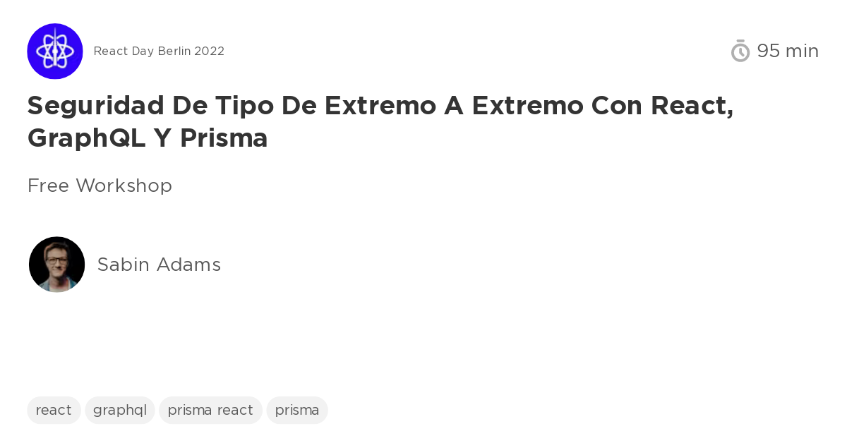 Seguridad de tipo de extremo a extremo con React, GraphQL y Prisma