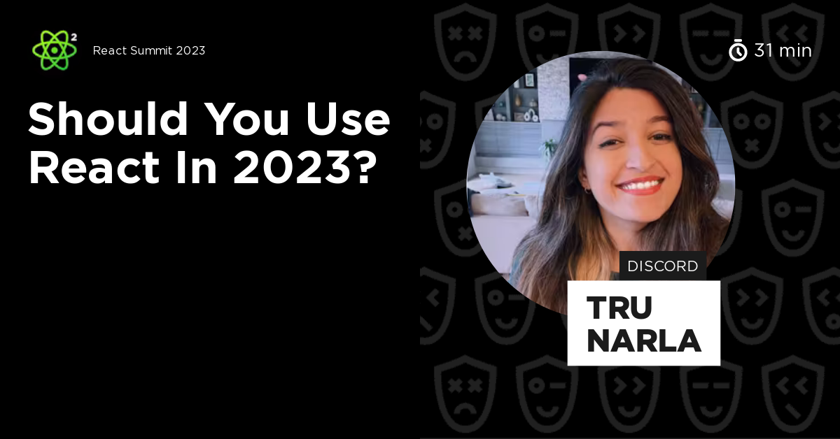 Video: Should You Use React in 2023?