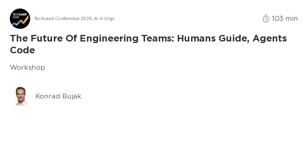 The Future of Engineering Teams: Humans Guide, Agents Code