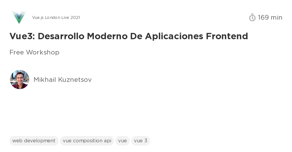 Vue3: Desarrollo Moderno de Aplicaciones Frontend Vue3: Desarrollo Moderno de Aplicaciones Frontend