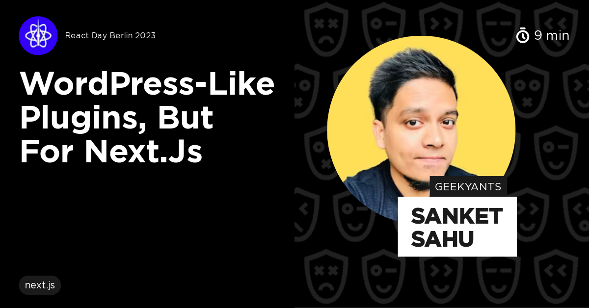 Wordpress Like Plugins But For Nextjs By Sanket Sahu